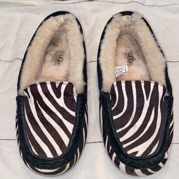 Shoes | Ugg Zebra Slippers | Poshmark